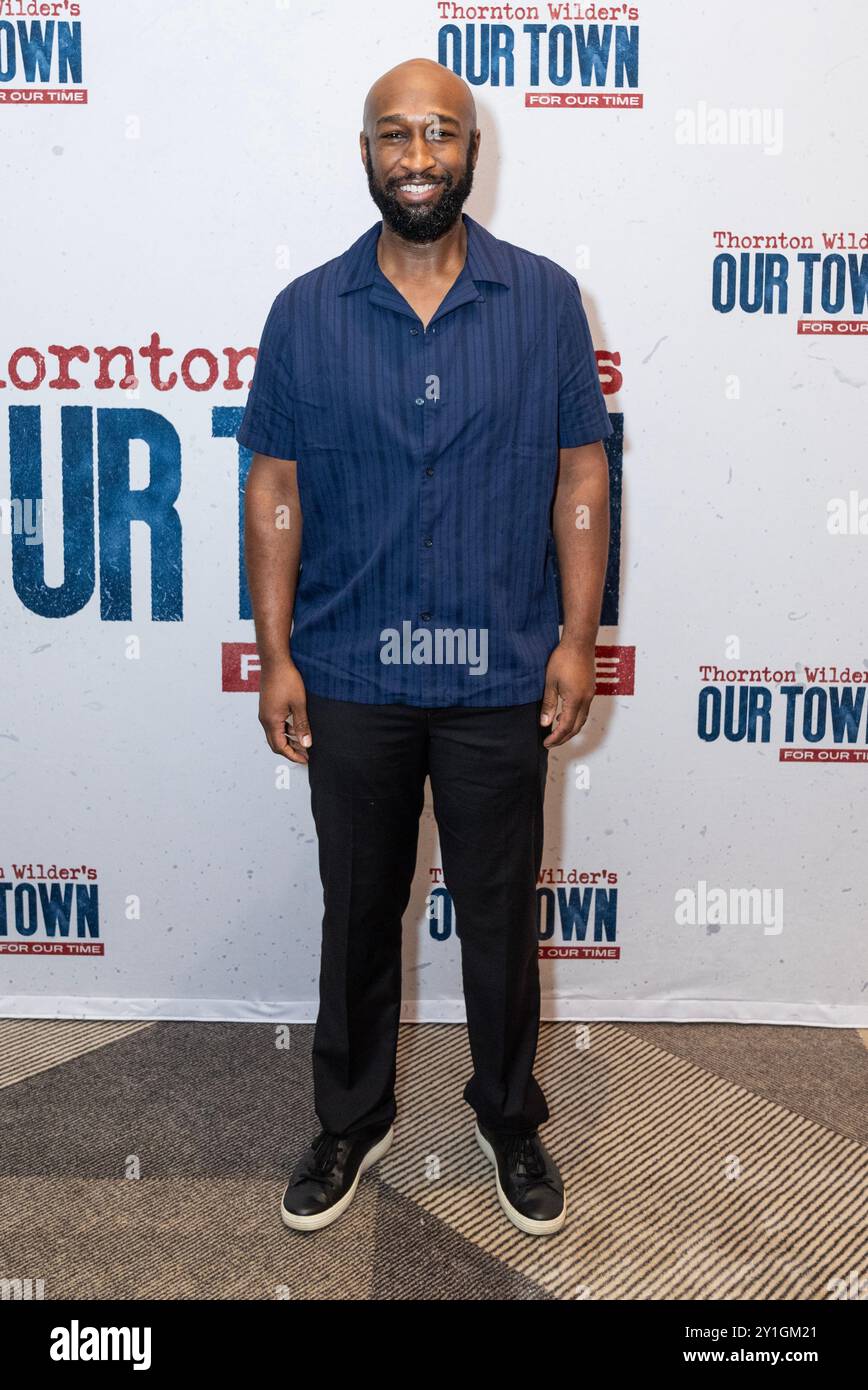 New York, USA, 6 September, 2024: Donald Webber Jr attends press ...