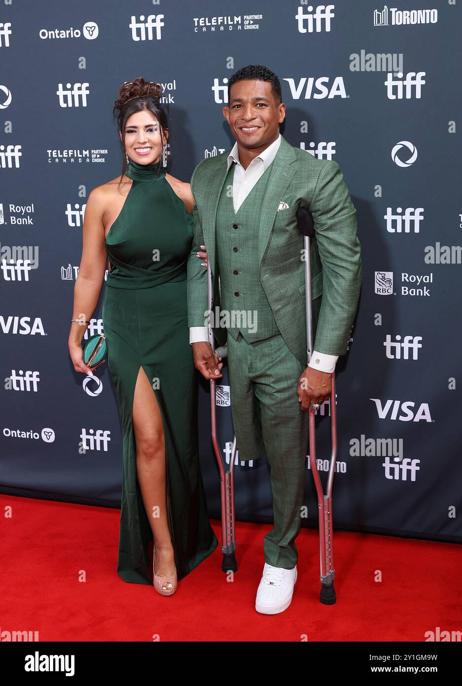 Toronto, Canada. 06th Sep, 2024. Anthony Robles, Judith Robles attend ...