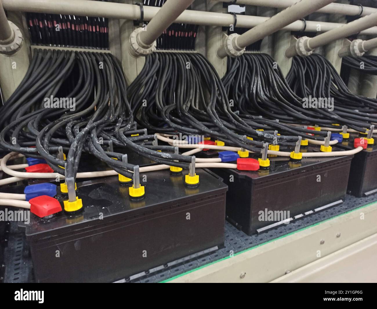 The production process of new energy batteries Stock Photo - Alamy