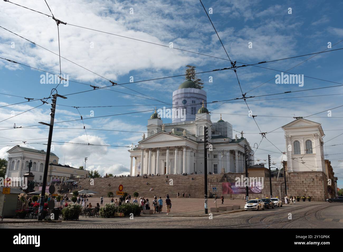 Cathedral of Helsinki the main attraction in the centre of Helsinki of ...