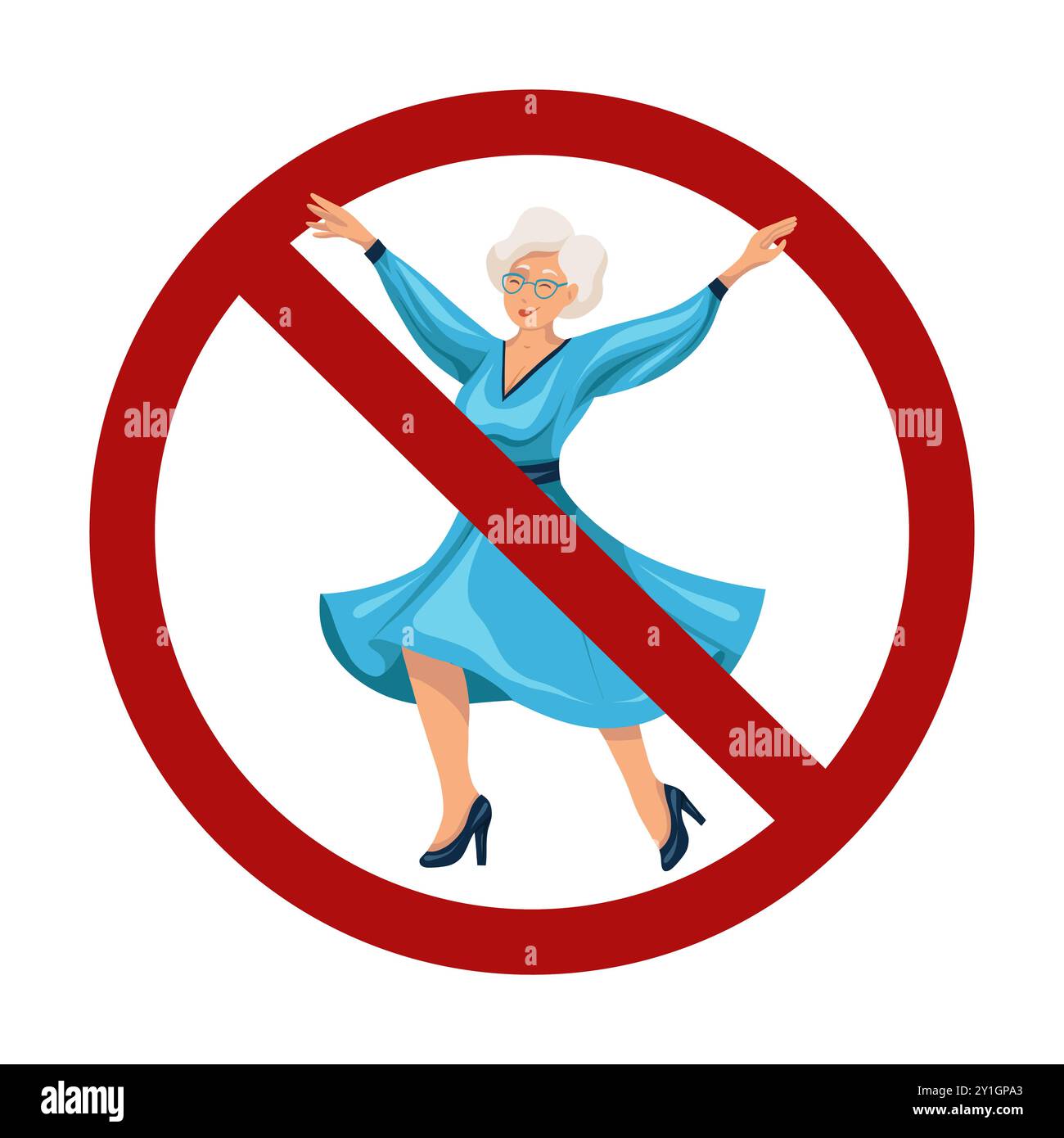Prohibition sign of injury Stock Vector Images - Alamy
