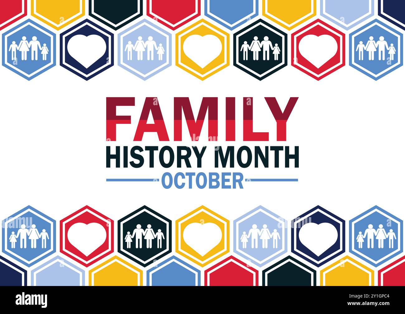 Family History Month October. Holiday concept. Template for background ...