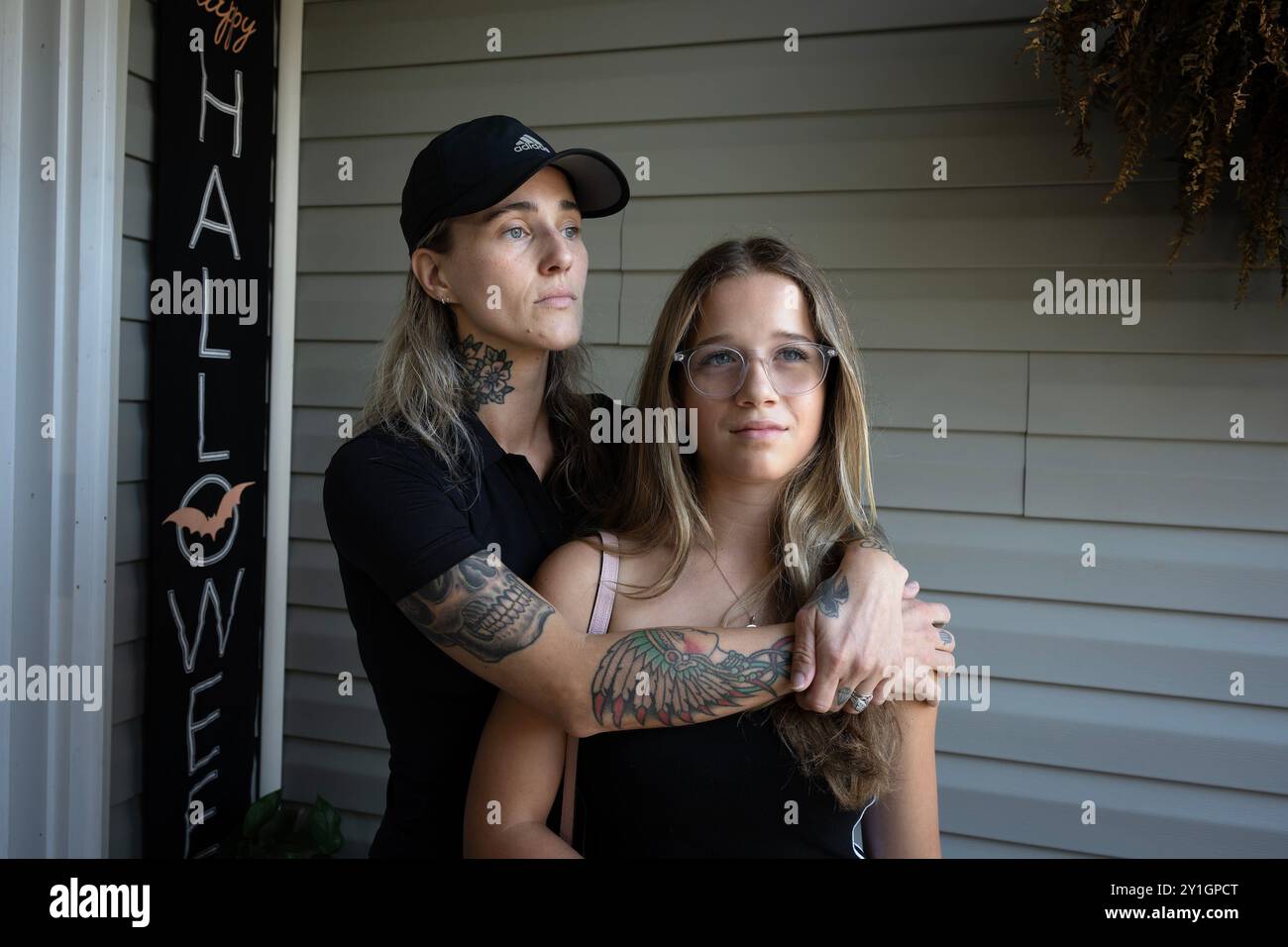 Jefferson, Georgia, USA. 5th Sep, 2024. Lauren Vickers and daughter ...