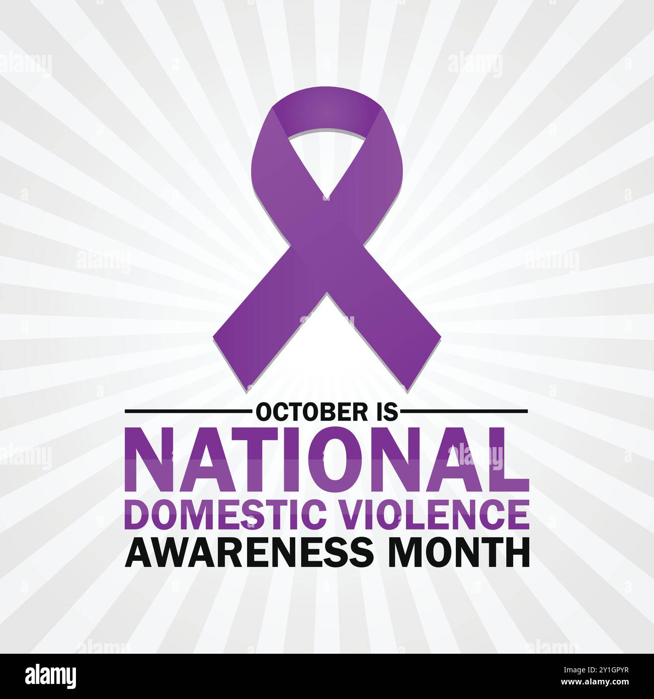 October Is National Domestic Violence Awareness Month. Holiday concept. Template for background ...