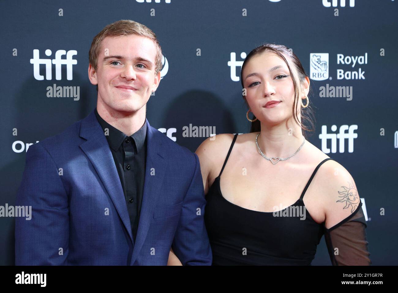 Parker Sack, Olivia Frasco at arrivals for UNSTOPPABLE Premiere at the Toronto International ...