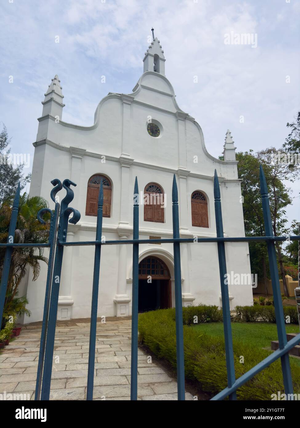 Outdoor view of Saint Francis Church, in Fort Kochi, Kochi, originally ...