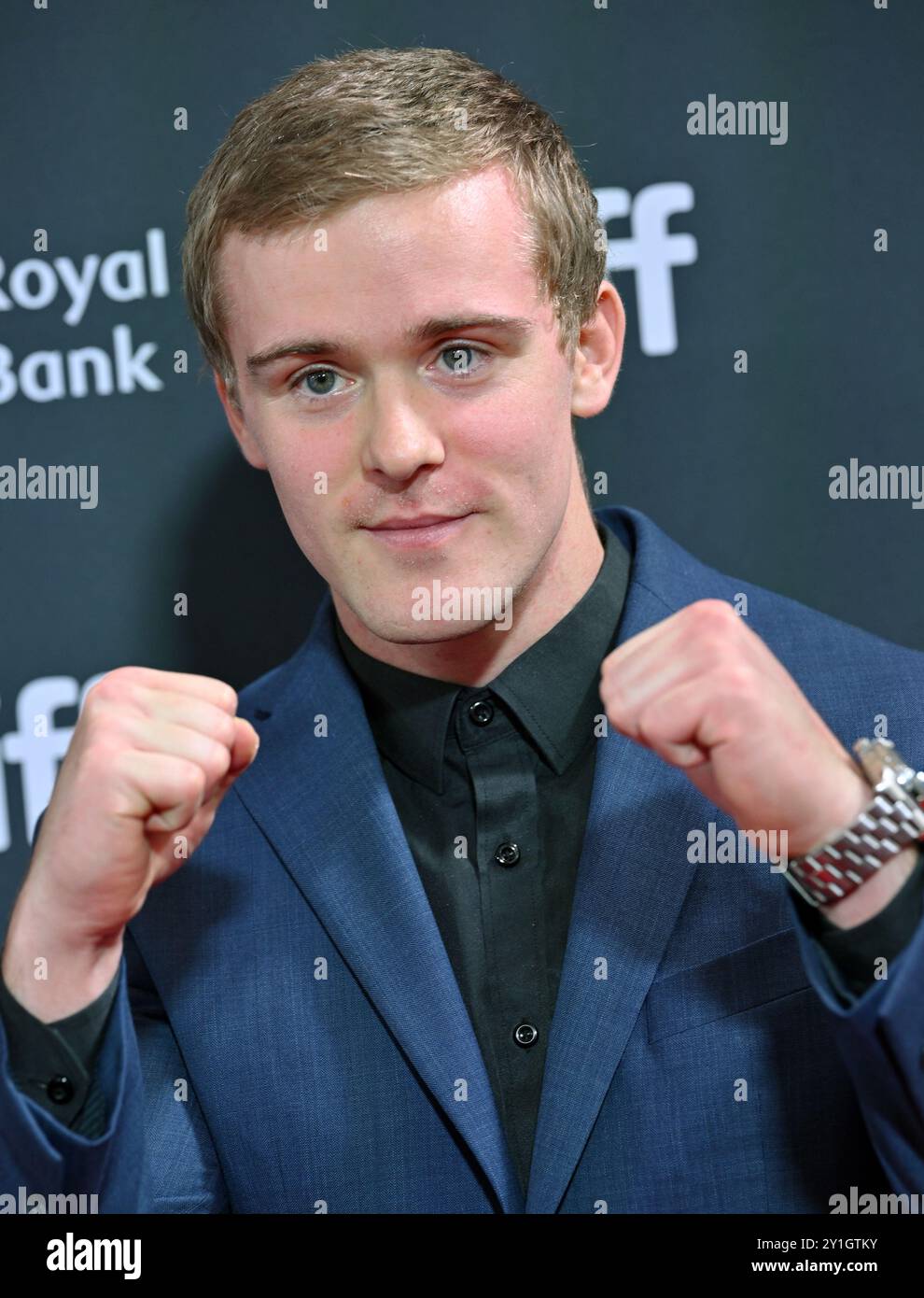Parker Sack attends the world premiere of 'Unstoppable' at Roy Thomson ...