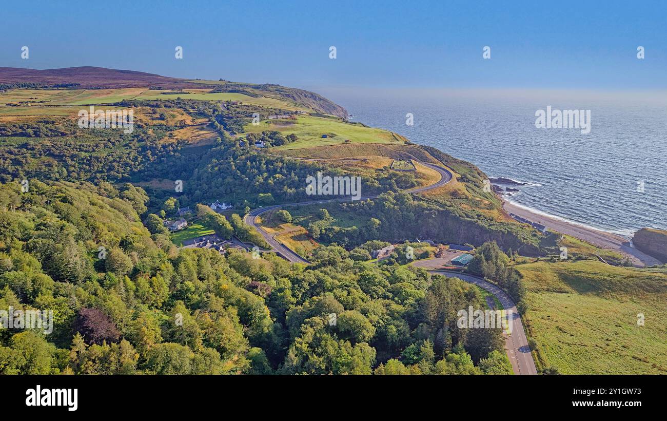 Berriedale Braes Caithness Scotland early summer morning and the ...