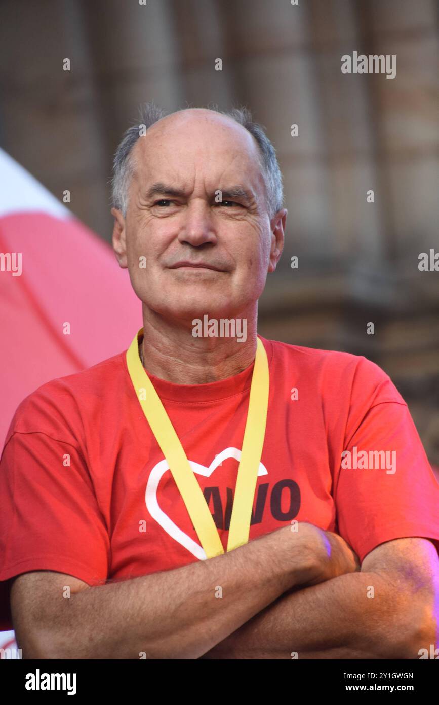 Hans Kopp isarinsel Vorsitzender Muenchen 06.09.2024 Steinsdorfstrasse ...