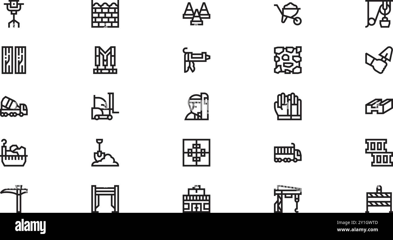 Concrete levelling Stock Vector Images - Alamy