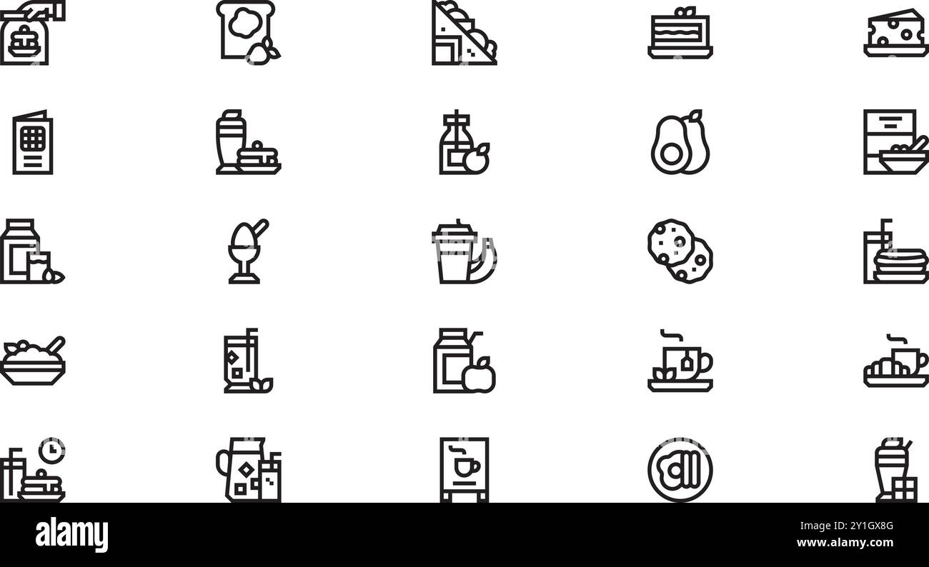 Brunch icons High-Quality Vector Icons Collection with Editable Stroke ...