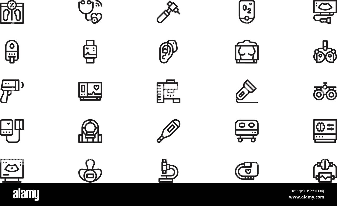 Medical electronic devices icons High-Quality Vector Icons Collection ...