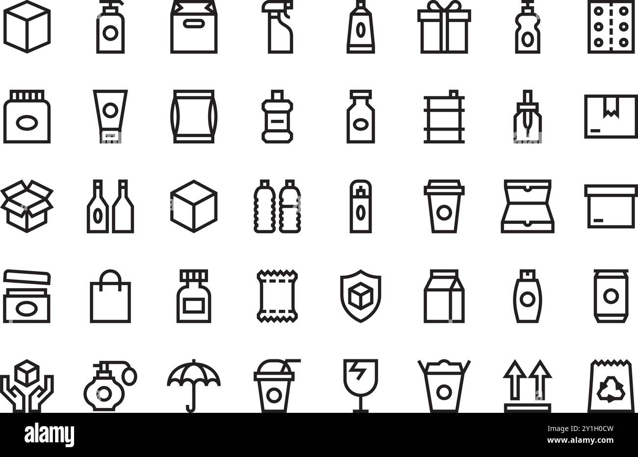 Packaging icons High-Quality Vector Icons Collection with Editable ...