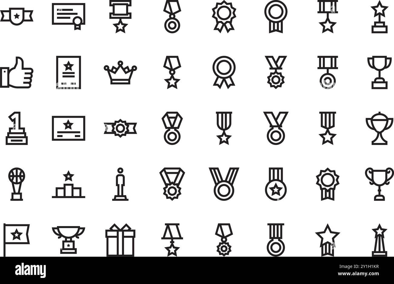 Awards icons High-Quality Vector Icons Collection with Editable Stroke ...