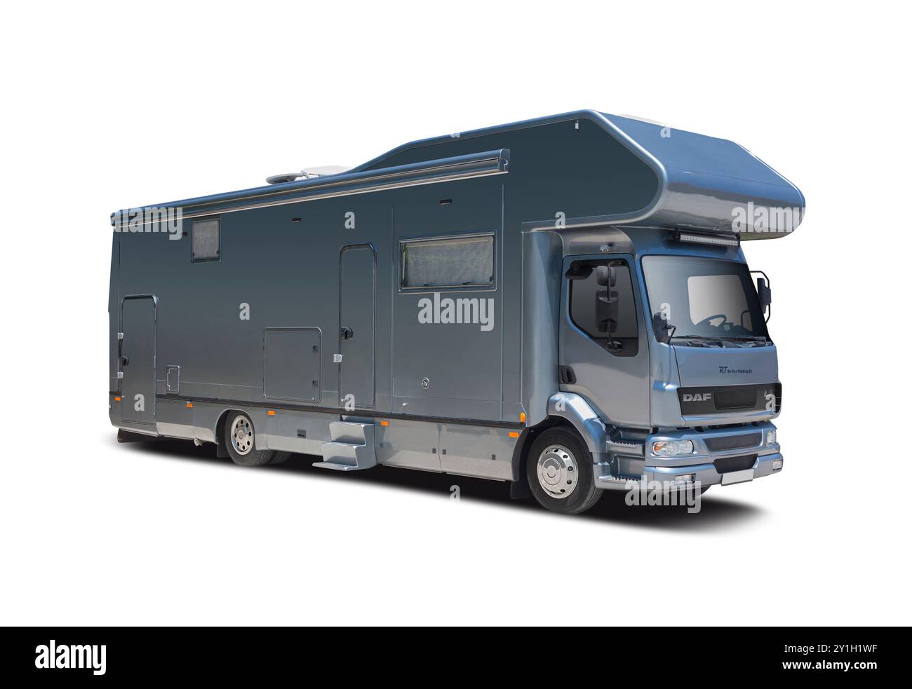 DAF LF Series Premium motorhome isolated on white background Stock ...