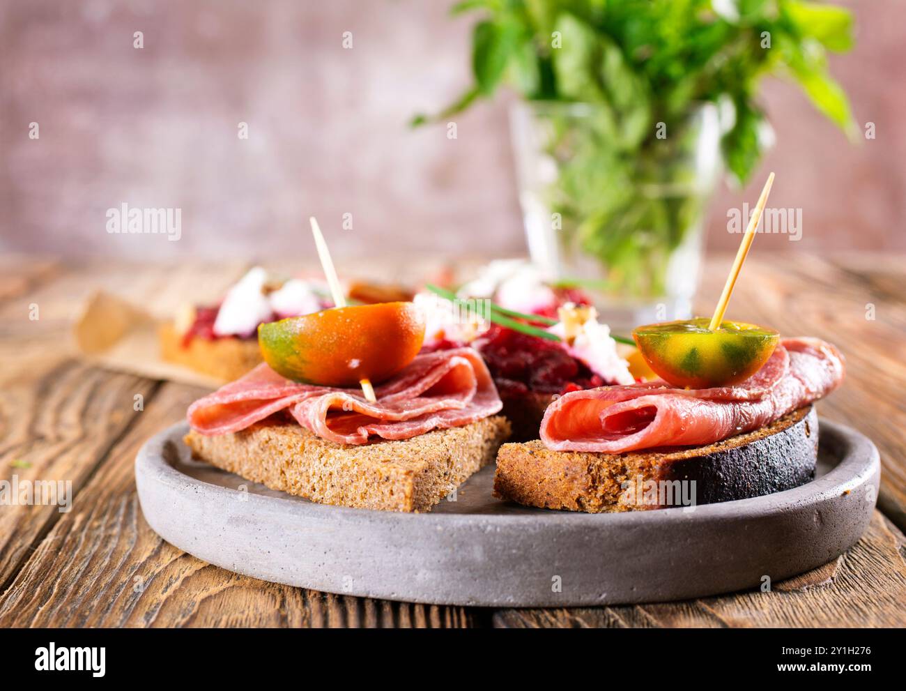 Traditional Spanish Jamon Serrano ham, Prosciutto Crudo, Parma ham ...