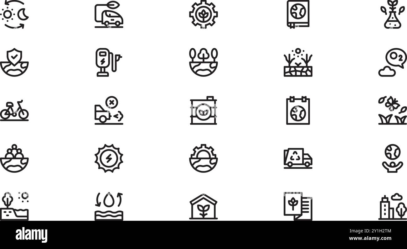 World environment day icons High-Quality Vector Icons Collection with ...