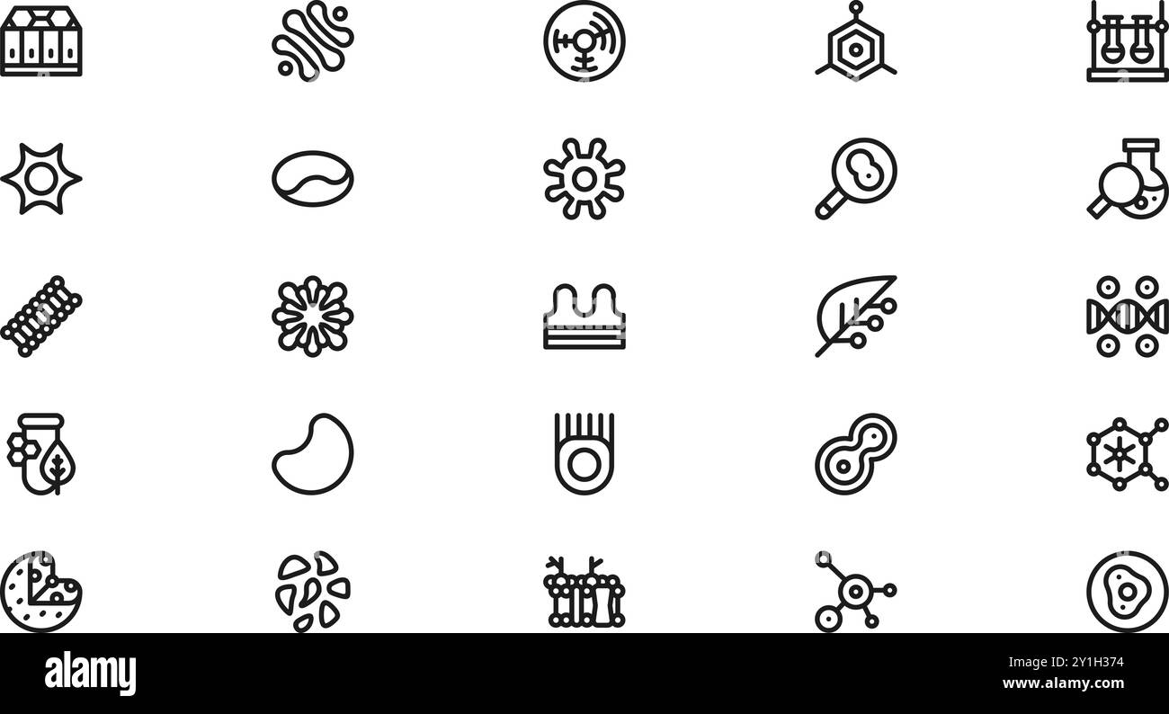 Cell structure icons High-Quality Vector Icons Collection with Editable ...