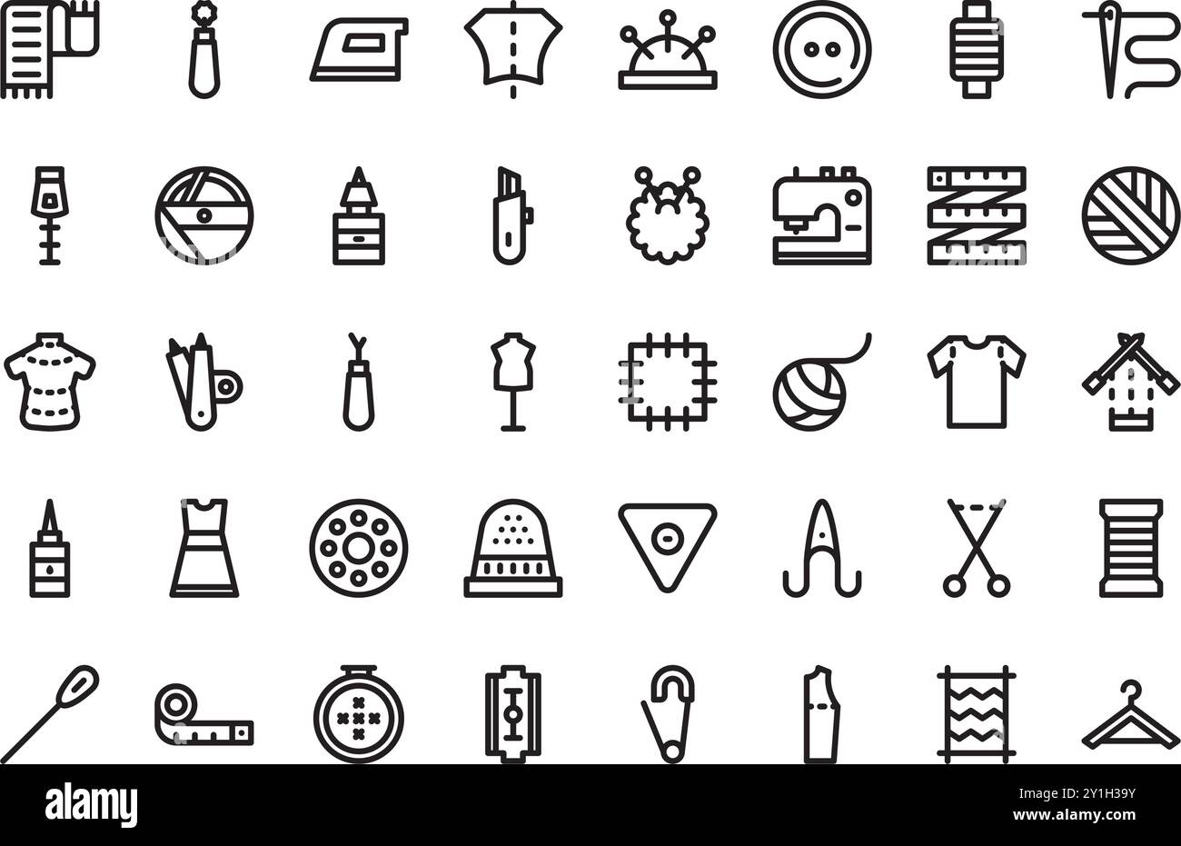 Sewing icons High-Quality Vector Icons Collection with Editable Stroke ...