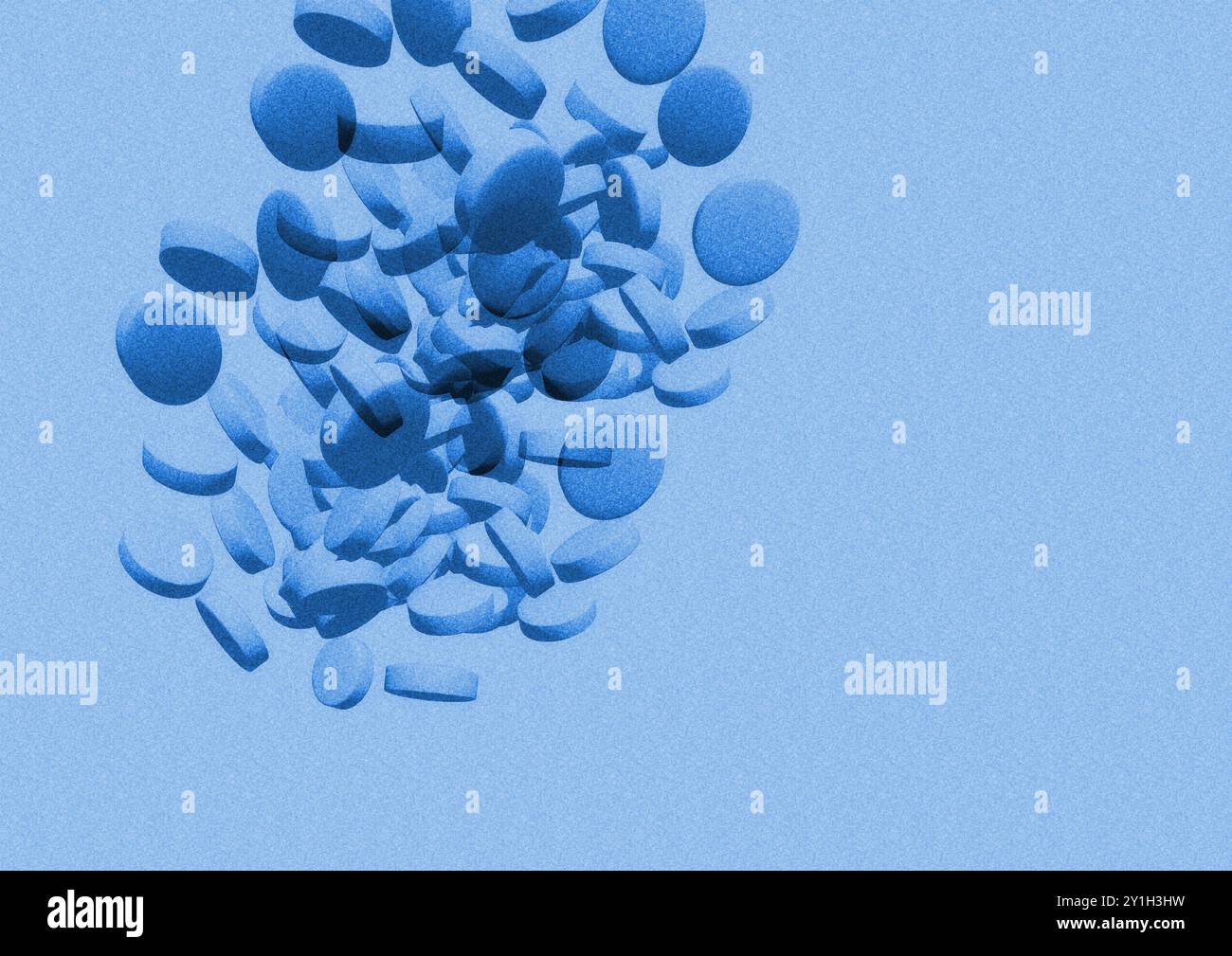 Pills capsules falling hi-res stock photography and images - Alamy