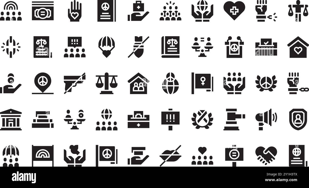Human rights icons High-Quality Vector Icons Collection with Editable ...