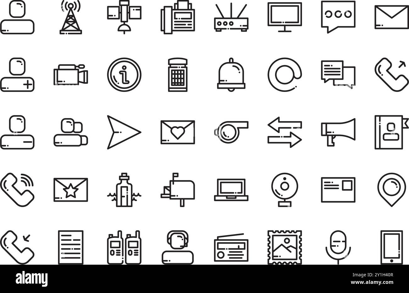 Communication icons High-Quality Vector Icons Collection with Editable ...
