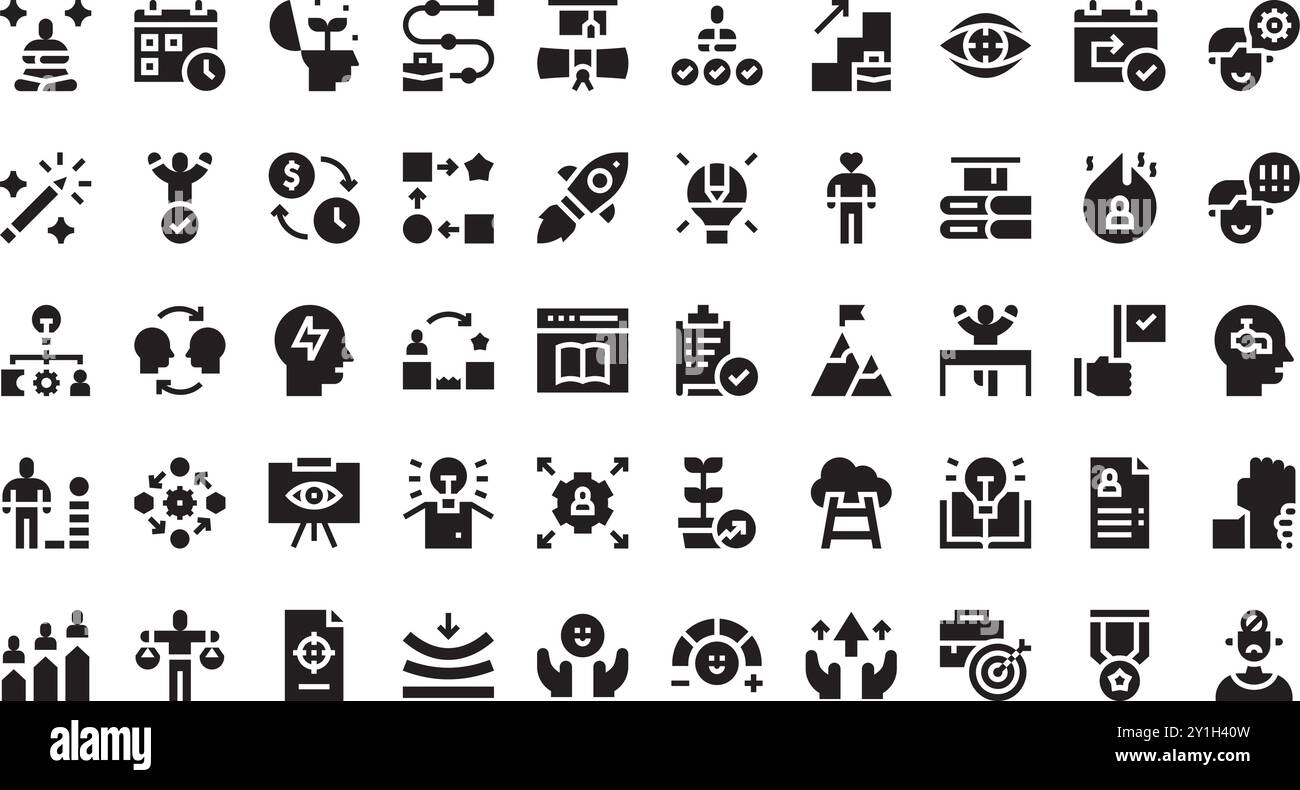 Personal development icons High-Quality Vector Icons Collection with ...