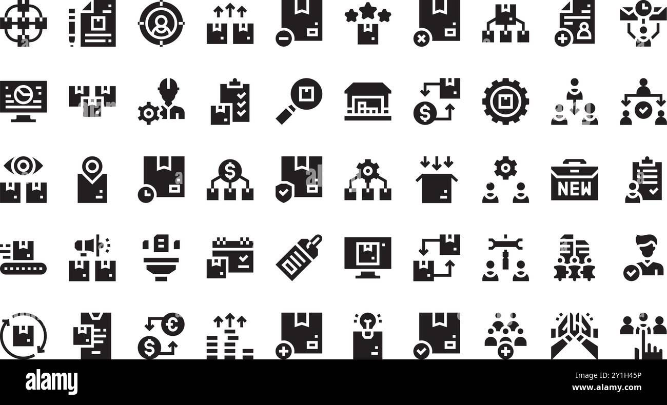 Product management icons High-Quality Vector Icons Collection with ...