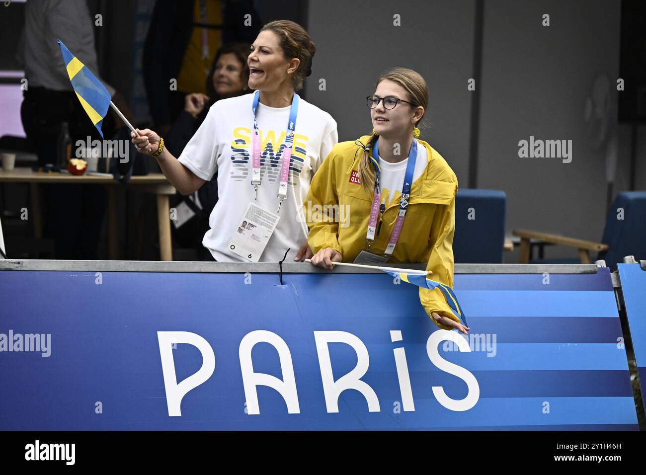PARIS, FRANCE 20240907Crown Princess Victoria and Princess Estelle ...