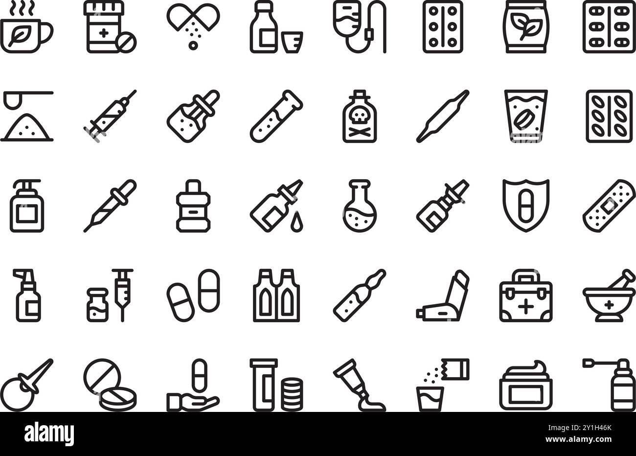 Medicaments icons High-Quality Vector Icons Collection with Editable ...