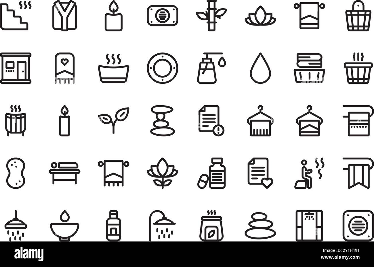 Sauna icons High-Quality Vector Icons Collection with Editable Stroke ...
