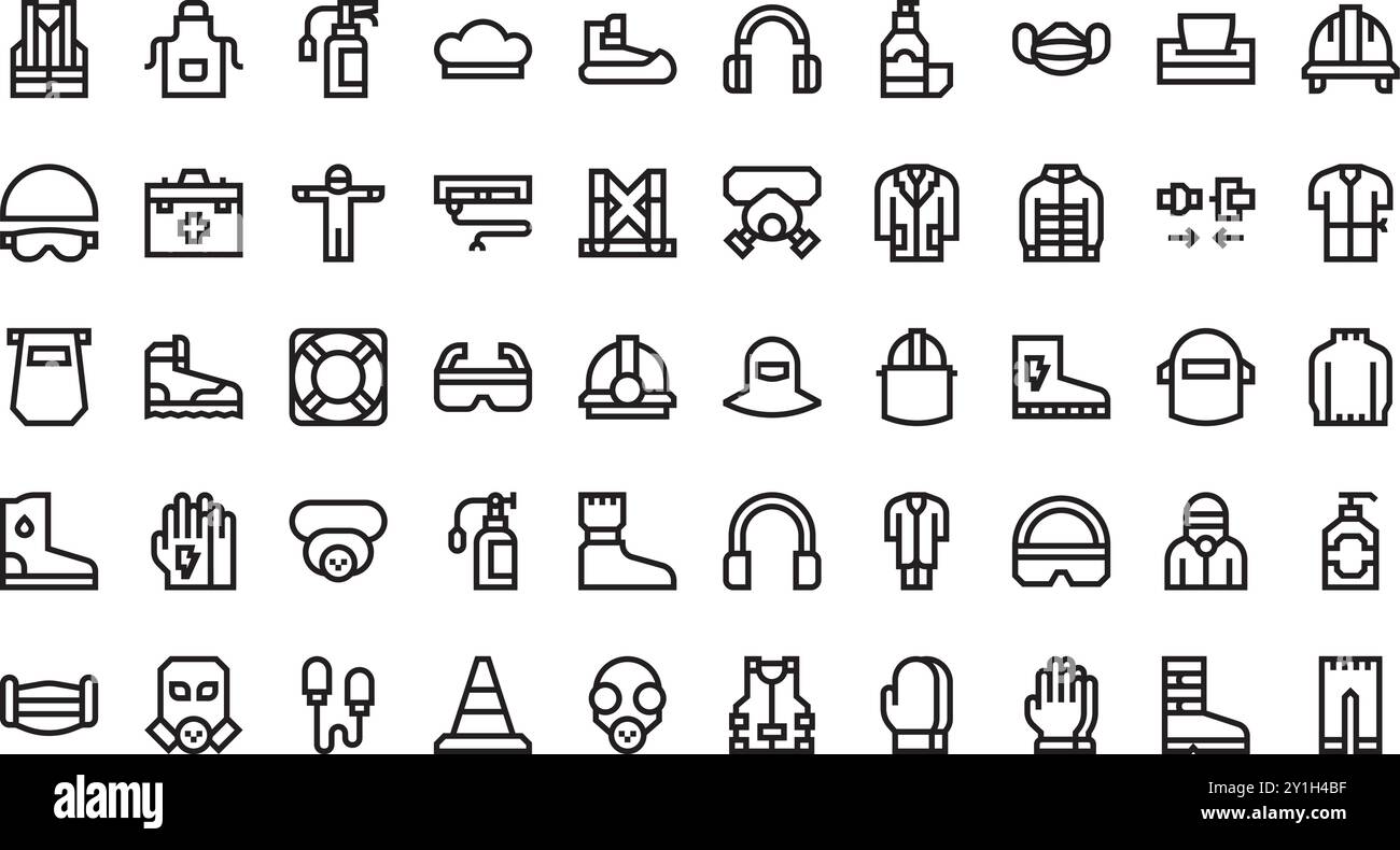 Ppe icons High-Quality Vector Icons Collection with Editable Stroke ...