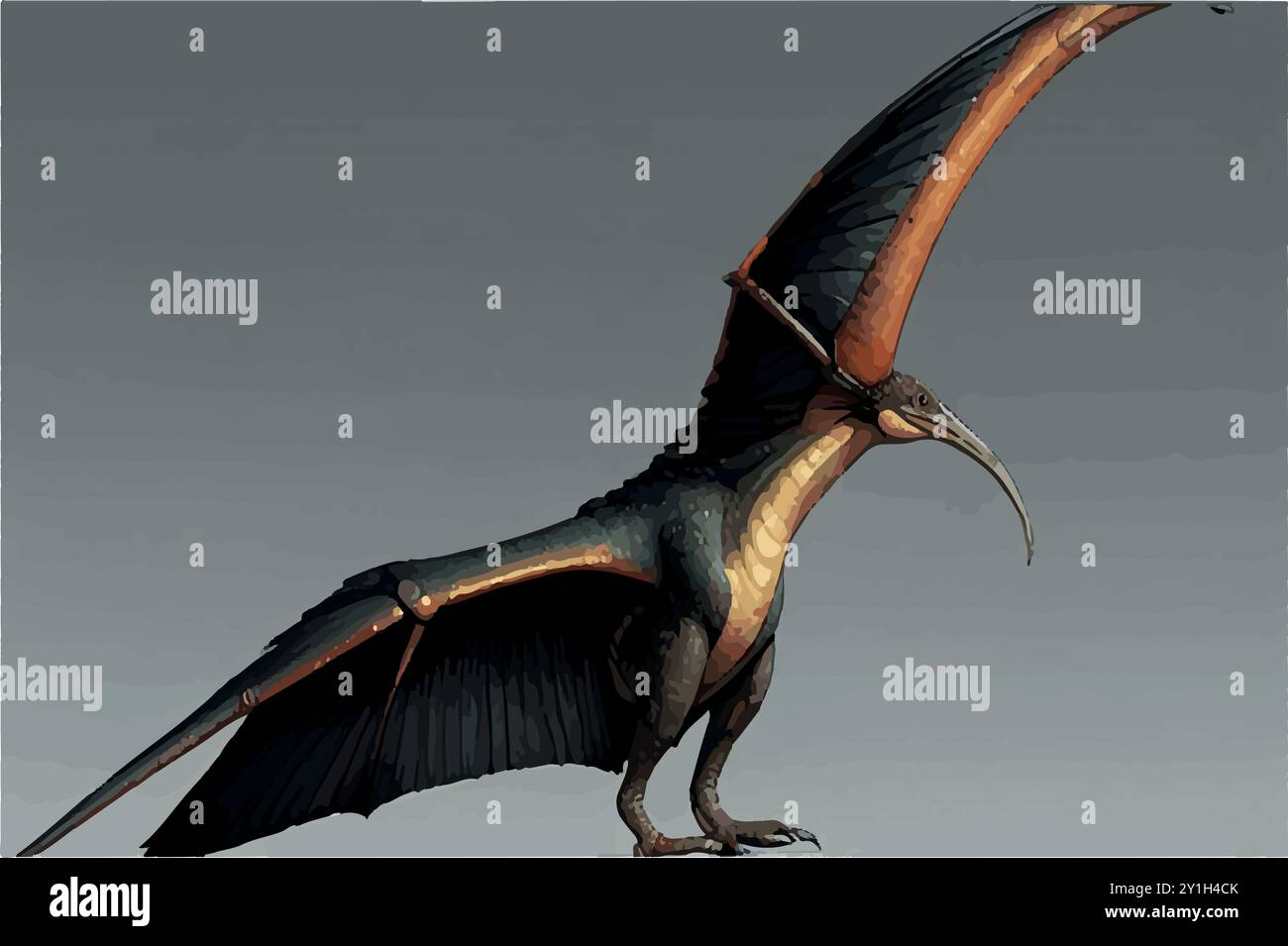 Quetzalcoatlus: Facts About the Giant Pterosaur Stock Vector Image ...