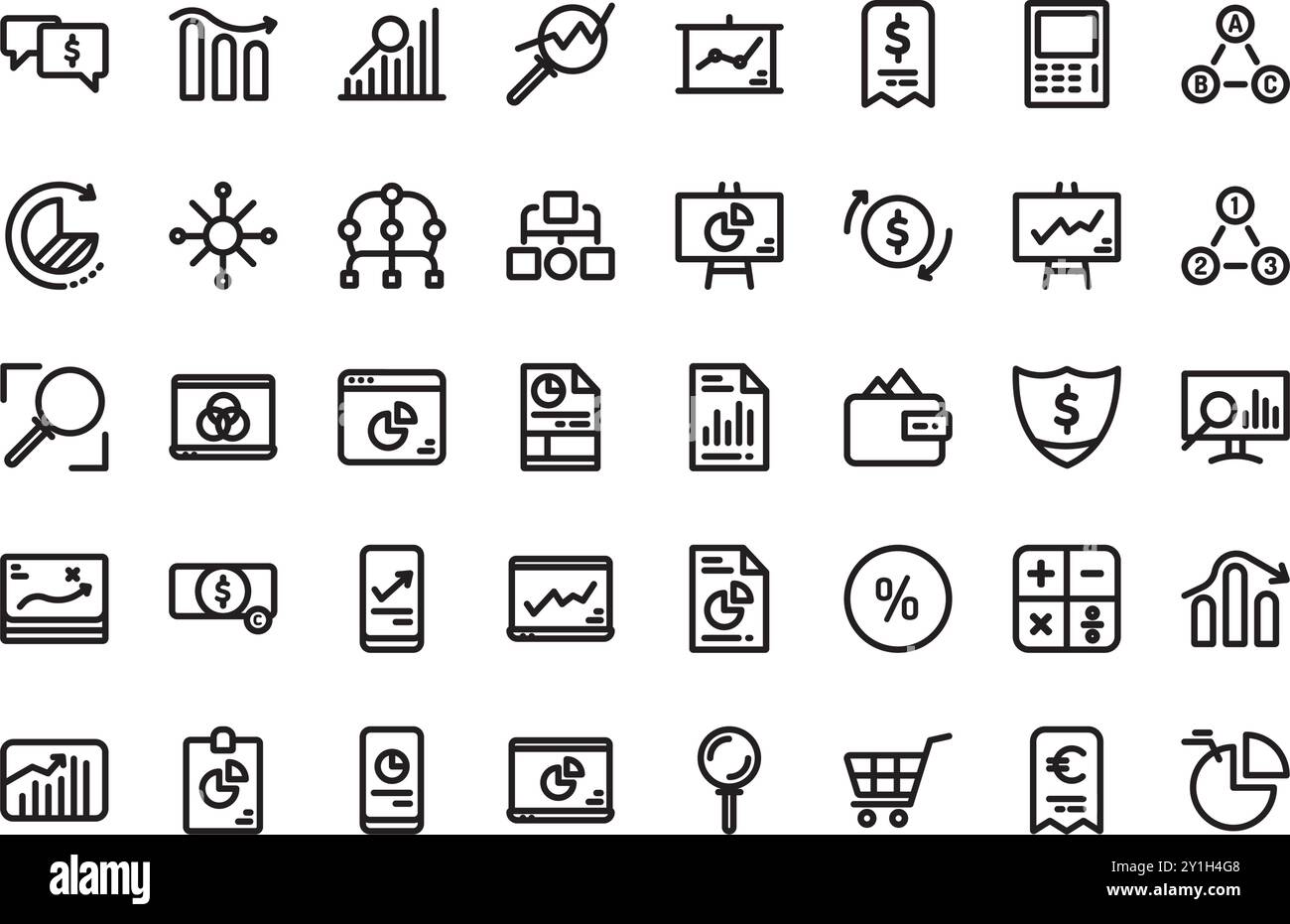 Business analytics icons pack High-Quality Vector Icons Collection with ...