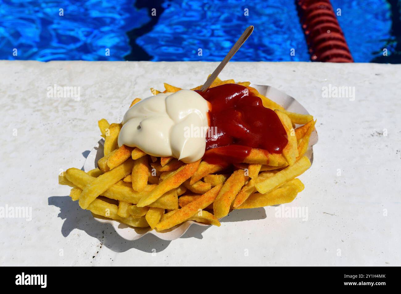 Freibad pommes hi-res stock photography and images - Alamy