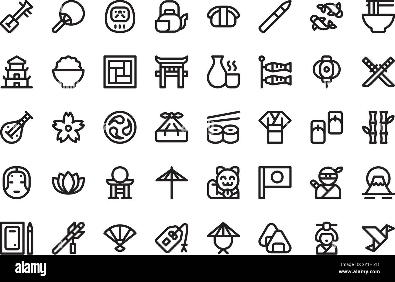 Japan icons High-Quality Vector Icons Collection with Editable Stroke ...