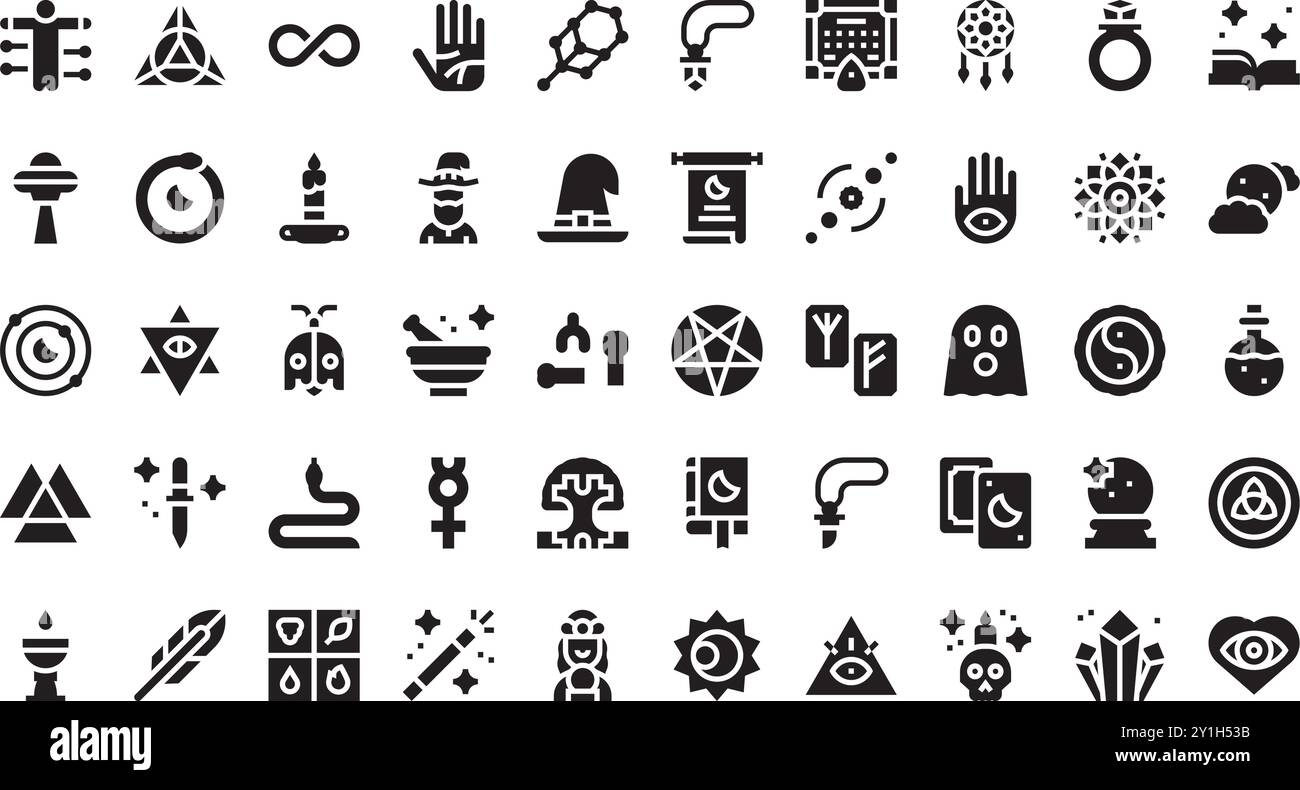 Mystic icons High-Quality Vector Icons Collection with Editable Stroke ...