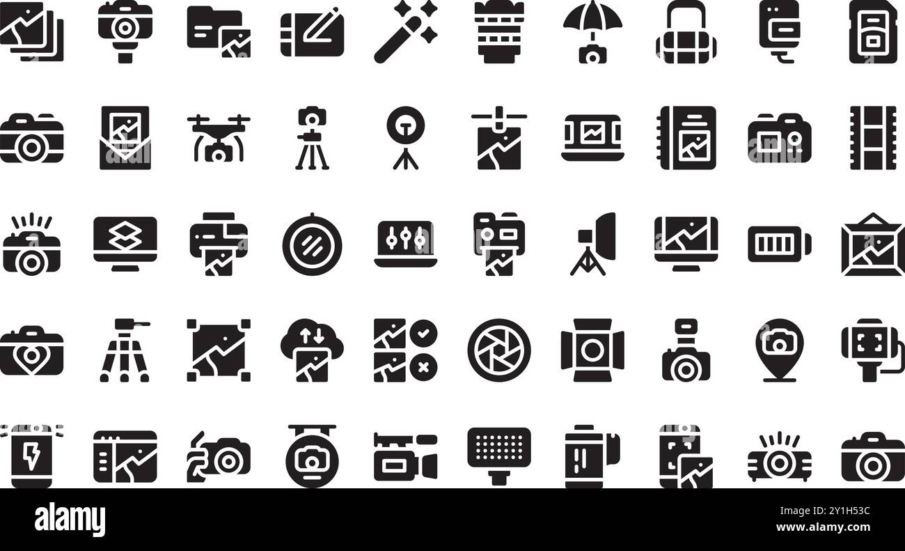 Photography icons High-Quality Vector Icons Collection with Editable ...