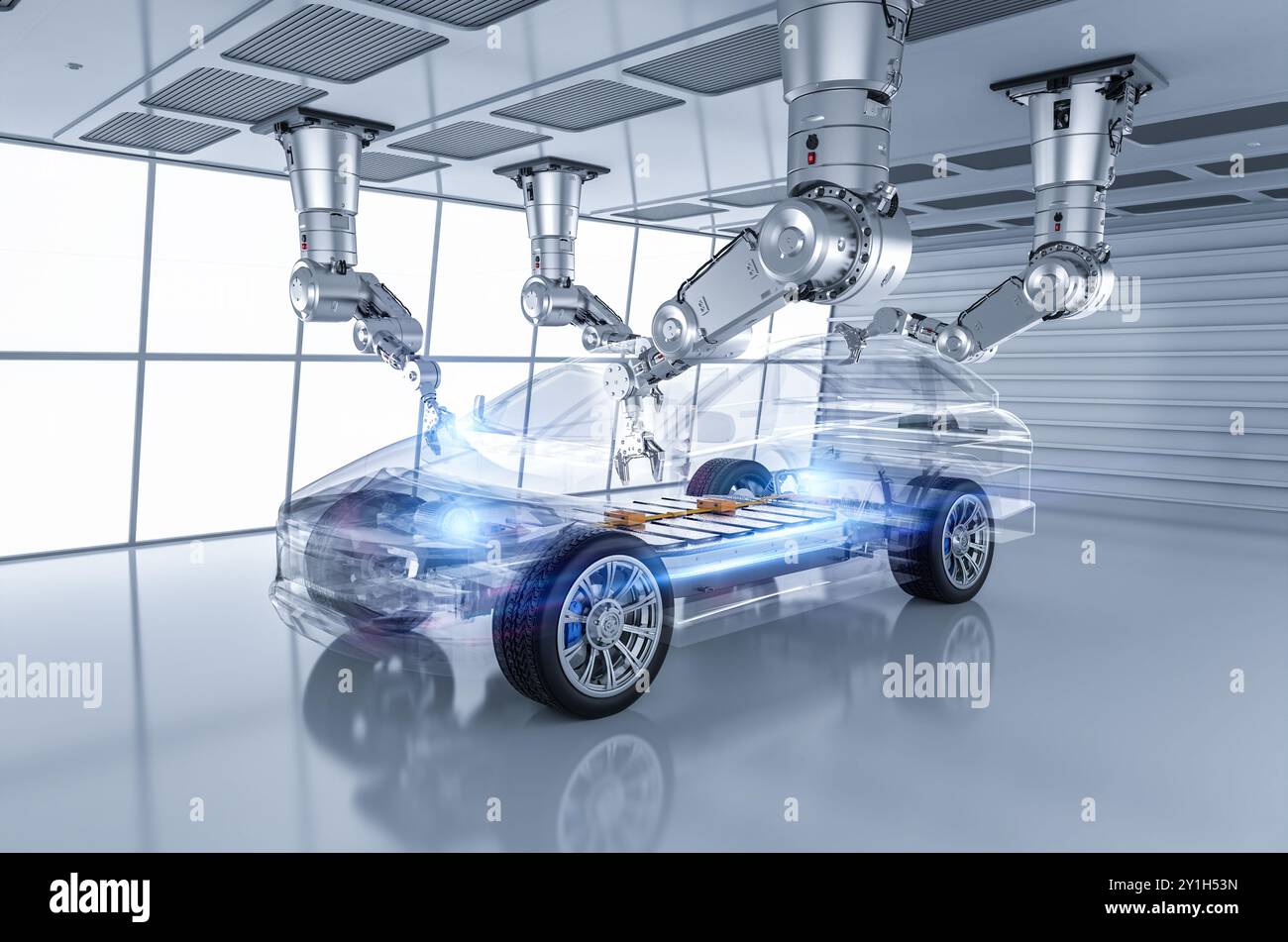Electric vehicle assembly plant hi-res stock photography and images - Alamy