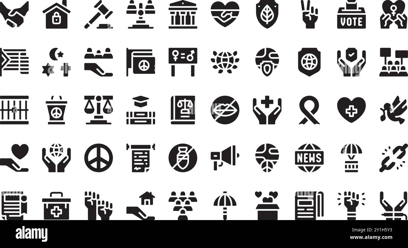 Human rights icons High-Quality Vector Icons Collection with Editable ...