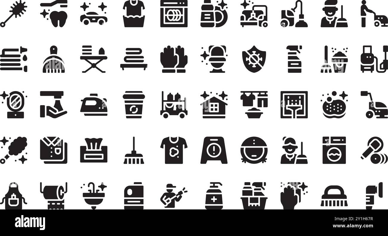 Cleaning icons High-Quality Vector Icons Collection with Editable ...