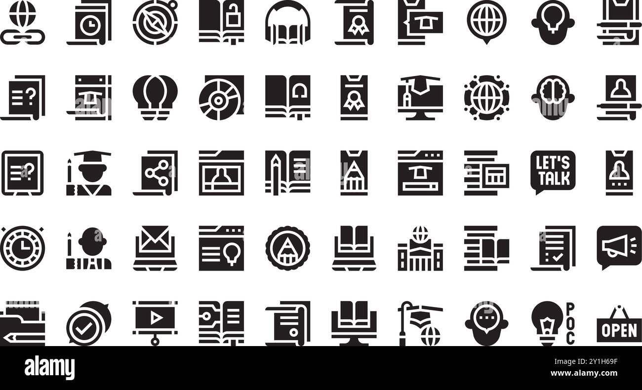Master online icons High-Quality Vector Icons Collection with Editable ...