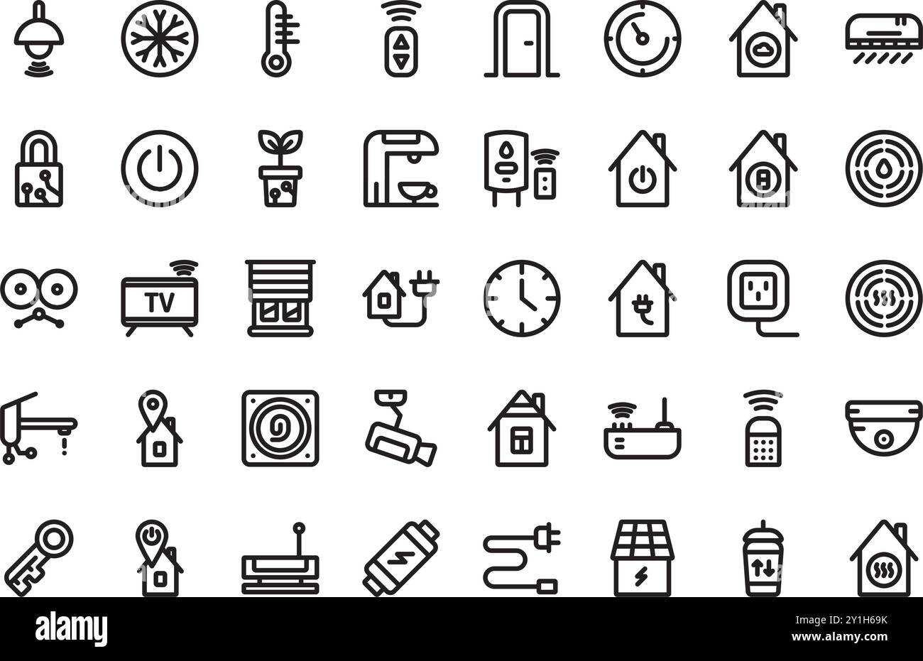 Home automation icons pack High-Quality Vector Icons Collection with ...