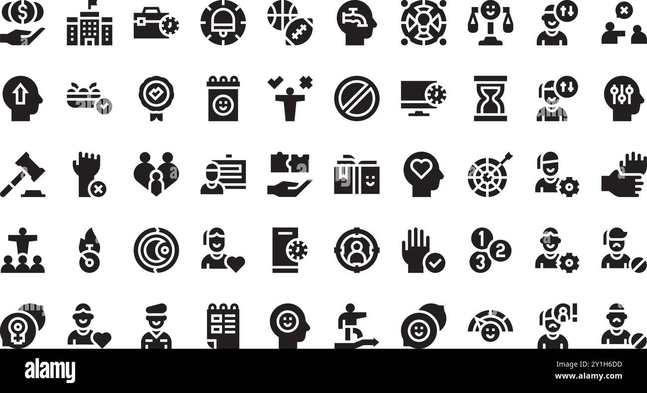 Discipline icons High-Quality Vector Icons Collection with Editable Stroke. Ideal for ...