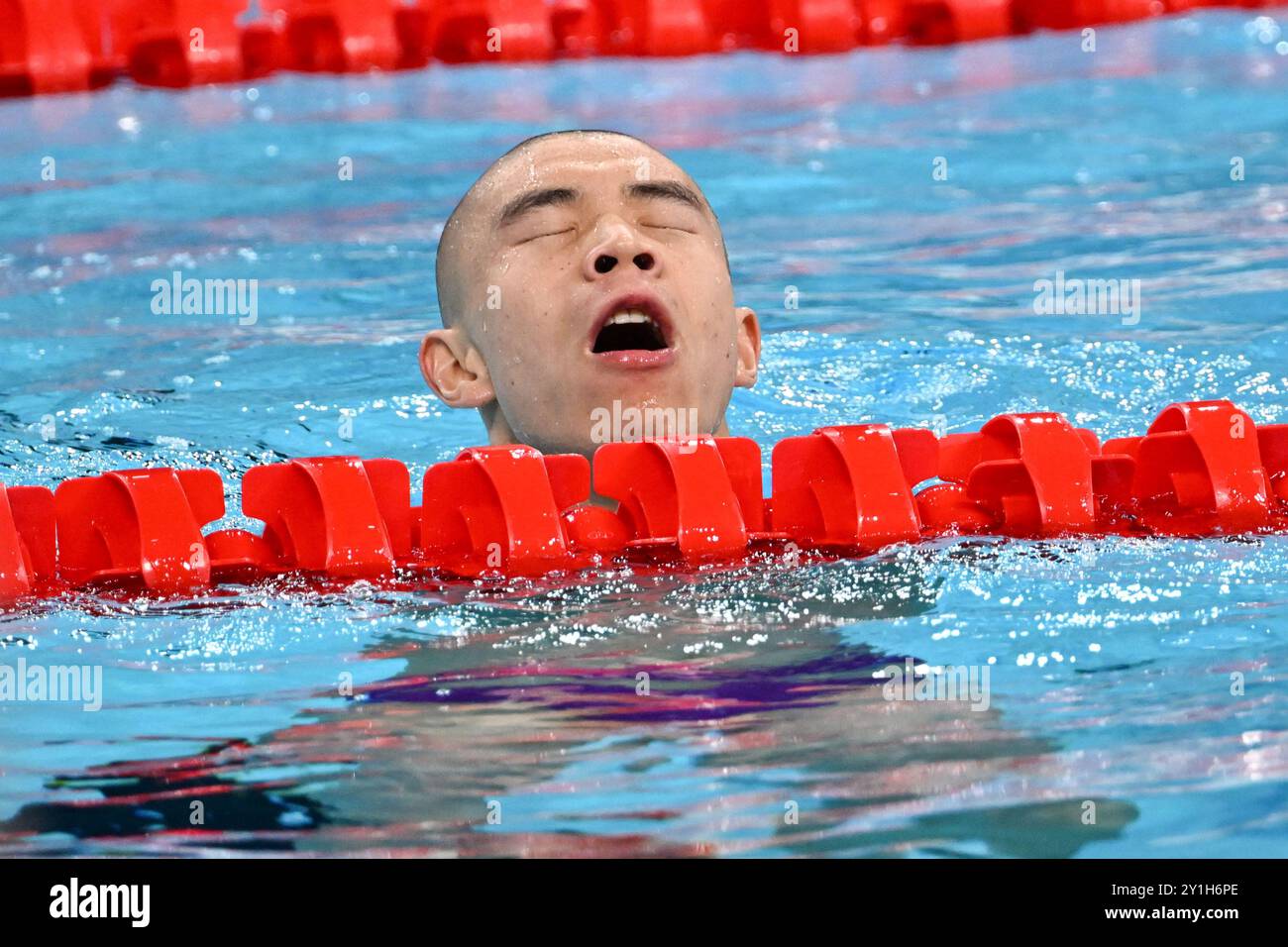 Paris, France. 06th Sep, 2024. China's Jincheng Guo sets a world record ...