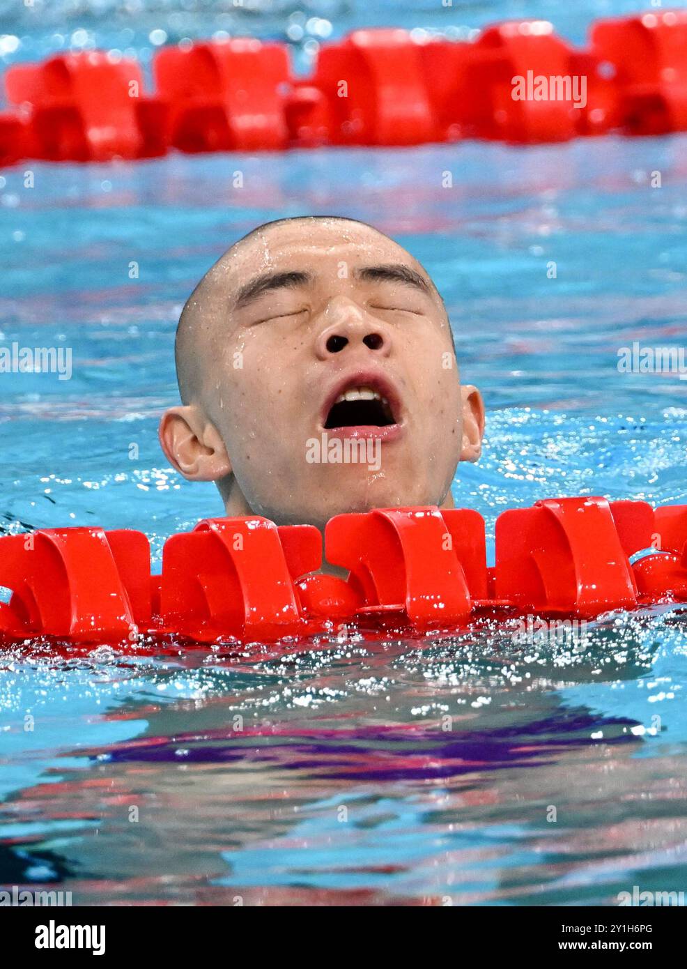 Paris, France. 06th Sep, 2024. China's Jincheng Guo sets a world record ...