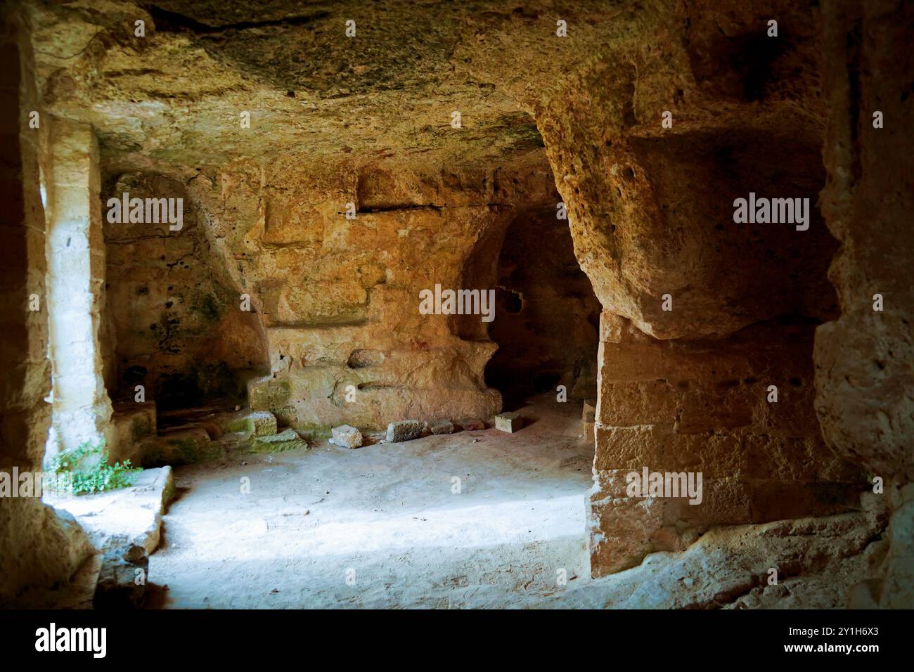 The ancient nucleus of Ginosa characterized by the ravine with ancient ...