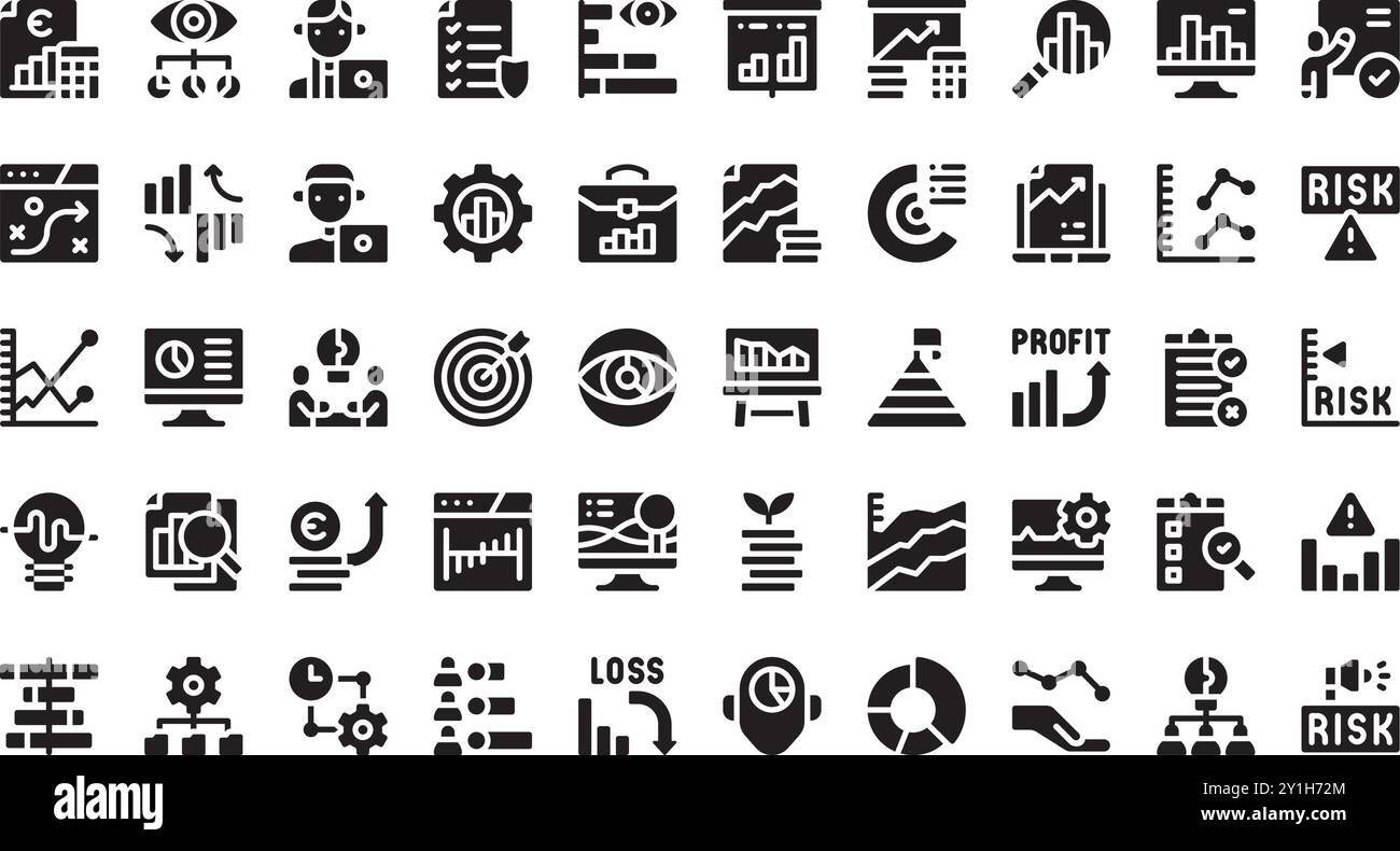 Business analytics icons High-Quality Vector Icons Collection with ...