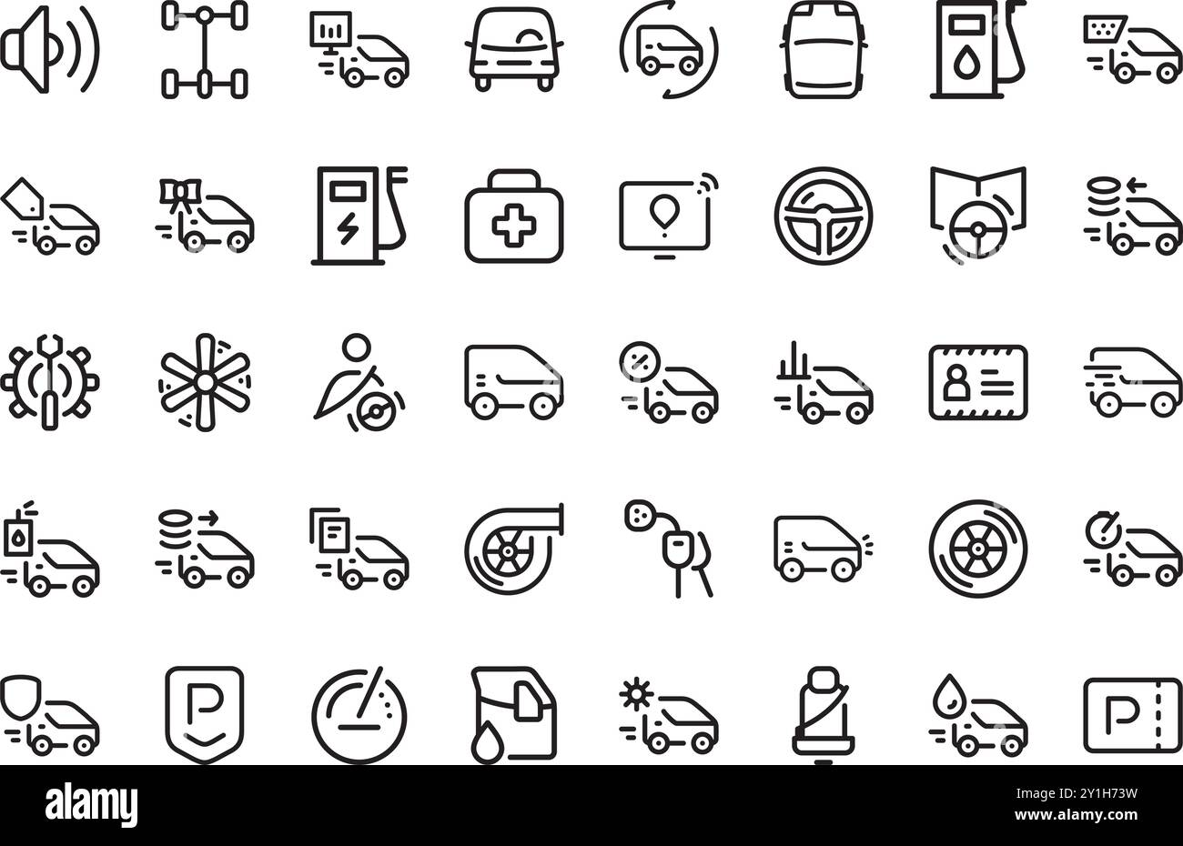 Driving icons High-Quality Vector Icons Collection with Editable Stroke ...