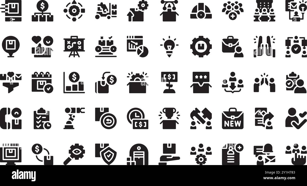 Product management icons High-Quality Vector Icons Collection with ...